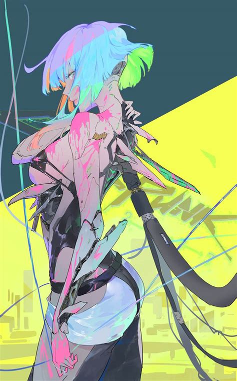 《赛博朋克：边缘行者》露西pixiv插画图片 Bobopic