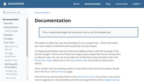 Docs About Tech About Docs A Quick Take On Docsy Sometimes Dragons