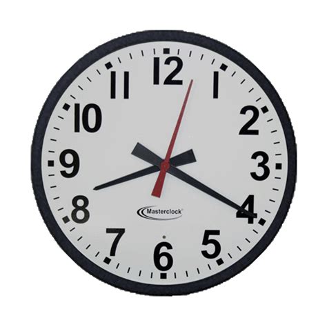 CLKNTD Series NTP Analog Clocks 15 Inch 38 Cm Masterclock Inc