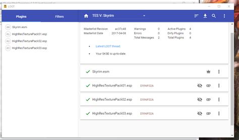 LOOT And Plugins Through Mod Organizer R Skyrimmods