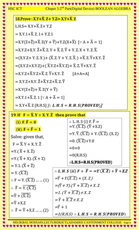 Boolean Algebra All Pdf Pdf