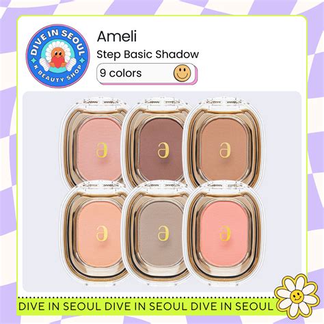 [ameli] step basic shadow 9 สี shopee thailand