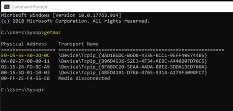 How To Find Your Mac Address Windows 10