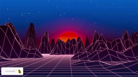 4k Vaporwave Retro Screensaver Background Video Abstract Vj Loop