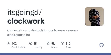 Github Itsgoingdclockwork Clockwork Php Dev Tools In Your Browser