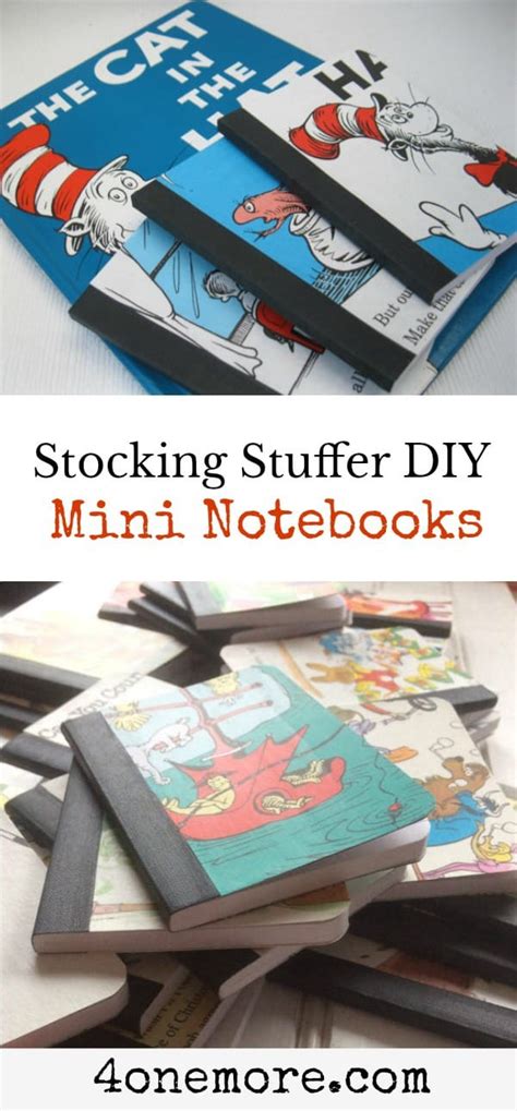 Stocking Stuffer DIY Mini Notebooks Onemore