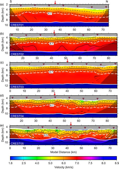 Tomographic Inversion Velocity Models With Lighter Areas Marking