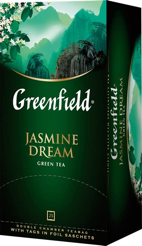 GREENFIELD JASMINE DREAM Green Tea 25 Tea Bags Gourmet Tea | Etsy