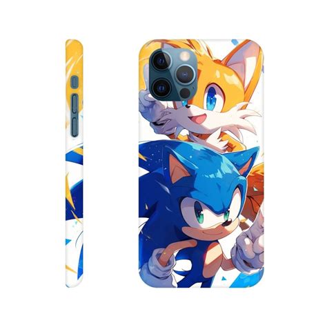 Sonic And Tails Slim Case For Iphone And Samsung Sega Phone Case Sonic Phone Case Tails Phone