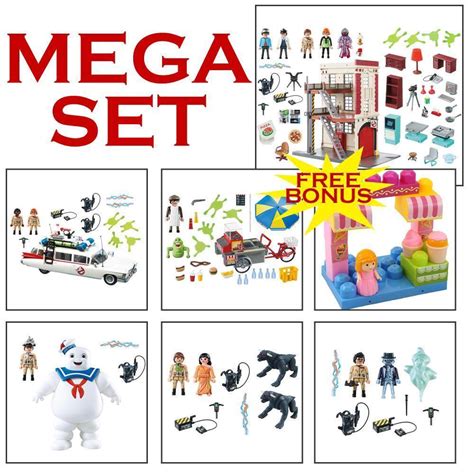 Playmobil Ghostbusters Mega Set Includes 07 Different Creative Playsets