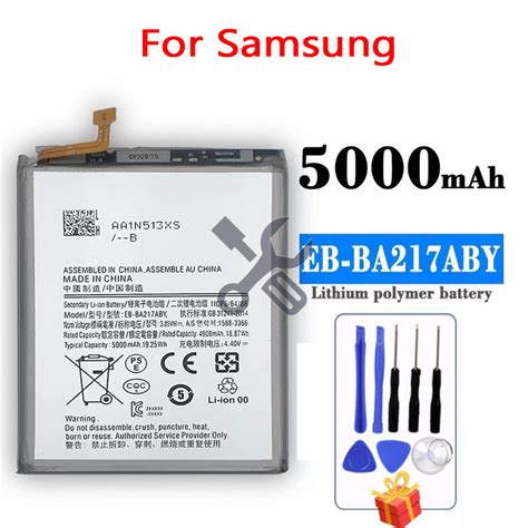 Eb Ba217aby Battery For Samsung A21s A02 A12 For Replacement With Tools