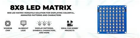 8×8 Led Matrix Breakout Oz Robotics