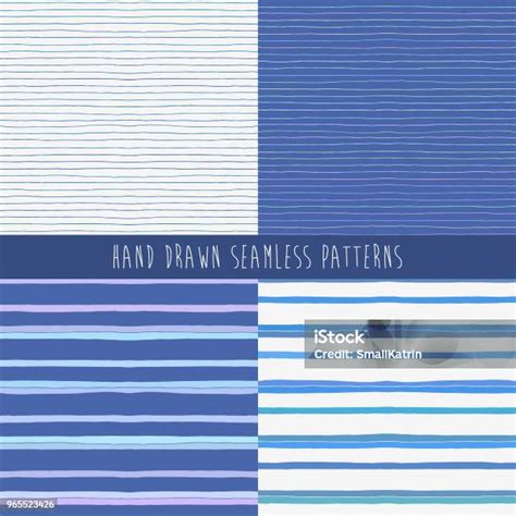 추상적인 손으로 그린 패턴의 설정 벡터 일러스트입니다 개체 그룹에 대한 스톡 벡터 아트 및 기타 이미지 개체 그룹 검은색 그리기 Istock