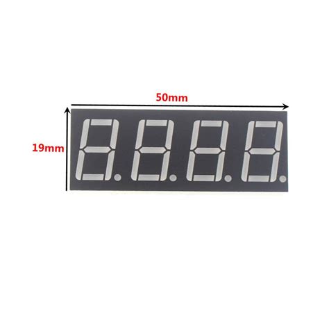 Display 7 Segmentos 4 Dígitos Vermelho Catodo Comum Bit Maker Arduinos Módulos Sensores