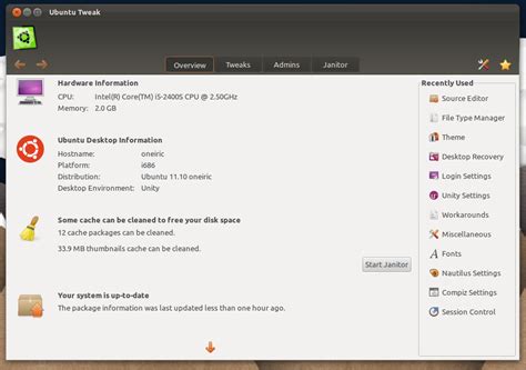 New Version Of Ubuntu Tweak Released OMG Ubuntu