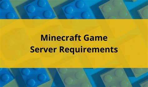 Minecraft Game Server Requirements Oudel Inc