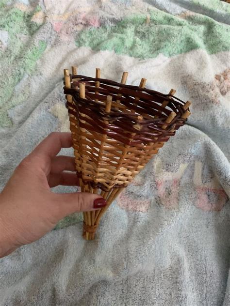 Плетена корзинка ваза — ціна 10 грн у каталозі Вази Купити товари для дому та побуту за