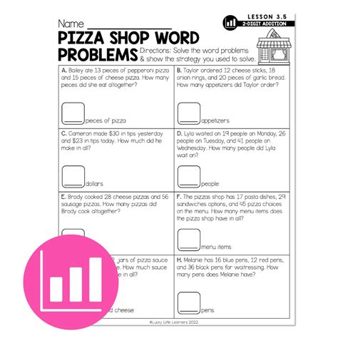 Lucky To Learn Math 2 Digit Addition Review With Multiple Addends Lesson 35