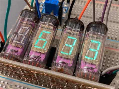 making a clock using vfd display tube iv 6 and mm5316n kohacraft s blog