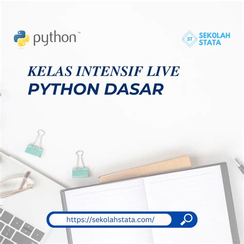 Kelas Python Dasar Sekolah Statistics Data And Technical Analytics