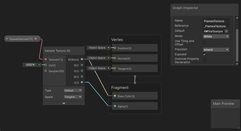 Shader Graph Main Preview Is Wont Display Unity Engine Unity Discussions