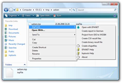 Inptools Epanet Documentation And Tools