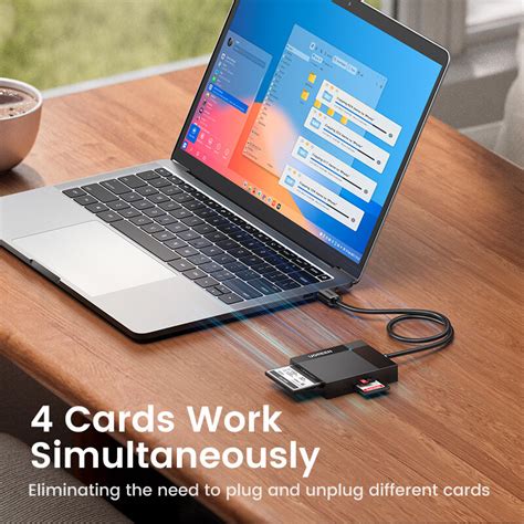 Ugreen 카드 리더 4 In 1 Usb30usb C Sd 마이크로 Sd Tf Cf Ms 컴팩트 플래시 카드 어댑터 노트북