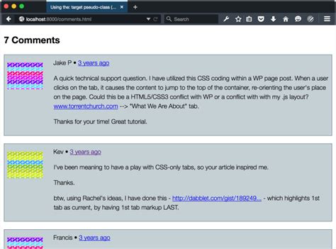 Css Pseudo Classes Not And Target — Sitepoint