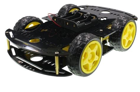 Arduino Siyah 4wd Wifi Engelden Kaçan Ve Çizgi Takip Eden Robot Araç