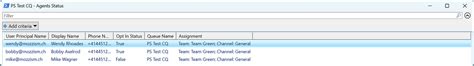 Report On Teams Call Queue Opt In Status And Assignment Paths By