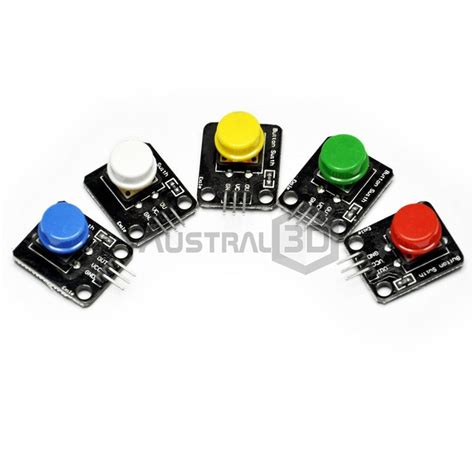 austral 3d rosario modulo boton grande pulsador switch arduino