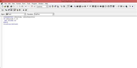 Foxprovisual Foxpro Ayuda Set Filter And Grid