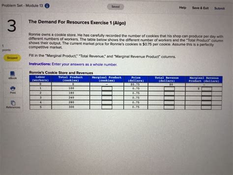 Solved Problem Set Module 130 Saved Help Save And Exit