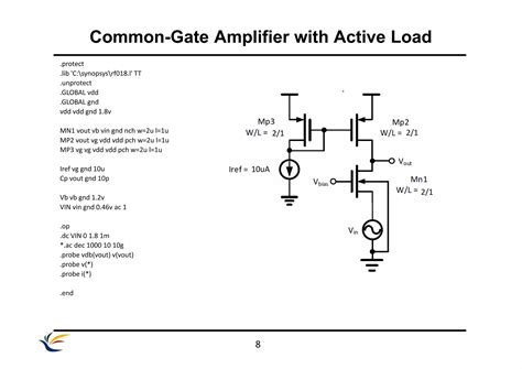 Common Gate Amplifierpptx Digital Audio Computer Software And Applications