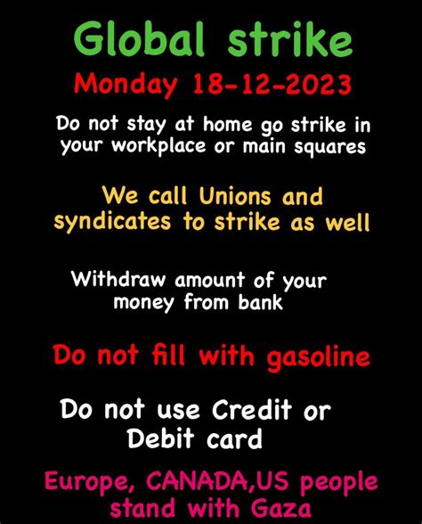 Mahmoud Dawoud On Linkedin We Were Successful In The First Phase Of The Global Strike By Making It