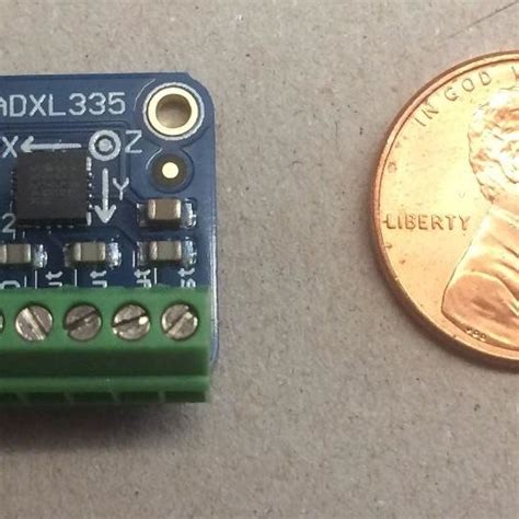 Low Cost Mems Accelerometer With Screw Terminals Attached Download Scientific Diagram