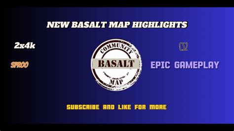 New Basalt Map Cs2 Highlights 2x4k Gameplay Youtube