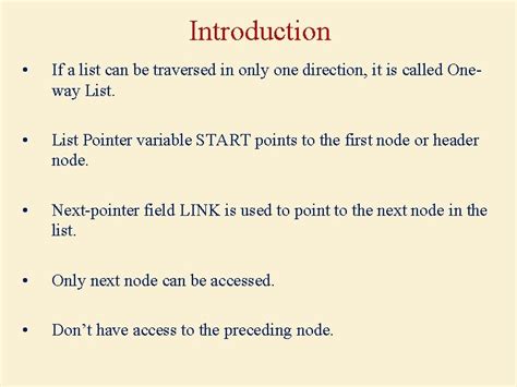 Data Structures Twoway List Outlines Introduction Twoway List