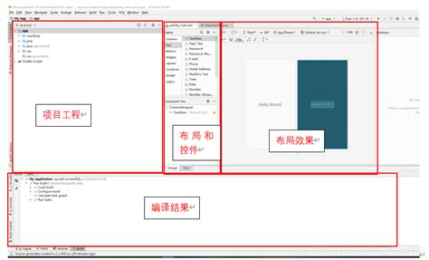 Android程序开发学习之创建第一个android程序（hello World程序）在该模拟器上显示如图所示的hello项目，名字为自己的