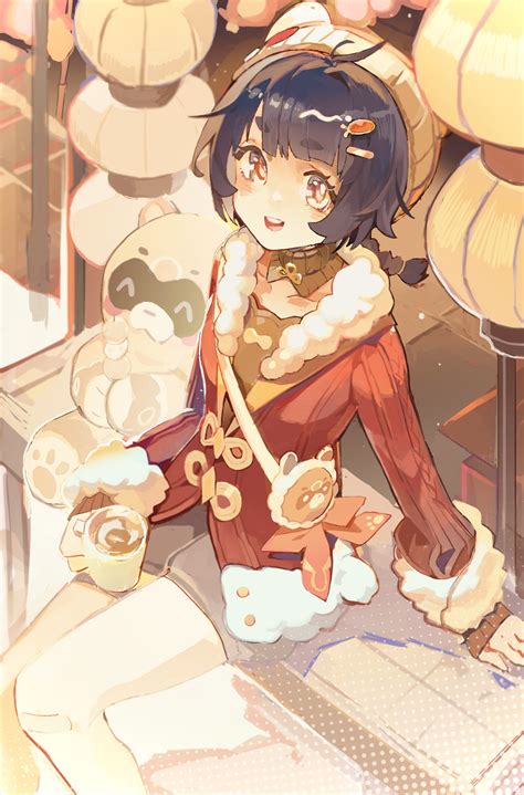 Xiangling Guoba And Xiangling Genshin Impact Drawn By Chaojixiaokun Danbooru