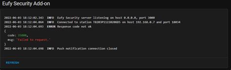 Initial Setup Failed To Request · Issue 355 · Fuatakgun Eufy Security · Github