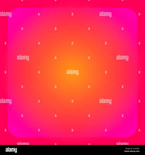 Square 1 Into 1 Ratio Background With Orange And Rounded Square Overlapping Stock Vector Image