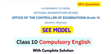 See Class 10 Computer Model Questions Answer 2081 10 Sets