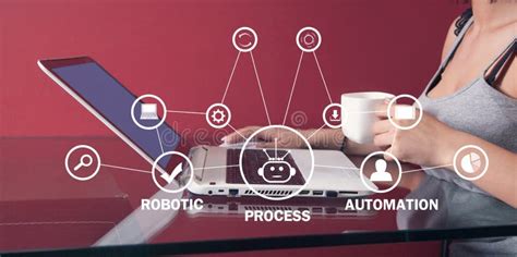 Rpa Robotic Process Automation Business Stock Image Image Of Efficiency Data 269104577