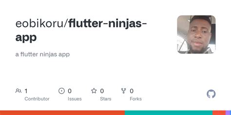 Github Eobikoruflutter Ninjas App A Flutter Ninjas App