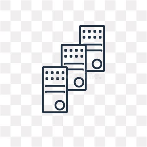 Linear Mainframe Icon From Networking Outline Collection Thin Line Mainframe Icon Isolated On