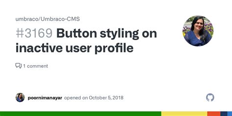 Button Styling On Inactive User Profile · Issue 3169 · Umbracoumbraco Cms · Github