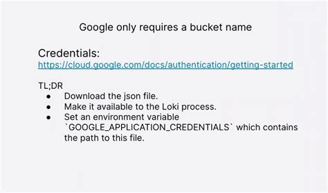 GCS Storage Private Key Structure Error Issue Grafana Loki GitHub