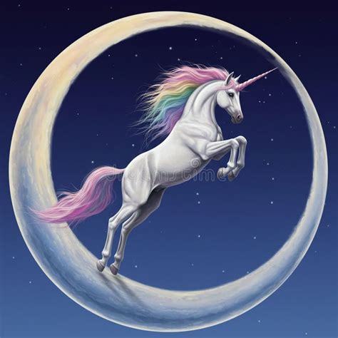 A Unicorn With A Shimmering White Coat And A Spiraled Horn Prances
