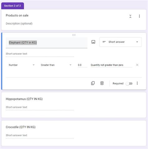 Populate Google Form With Short Question From Google Sheets App Script